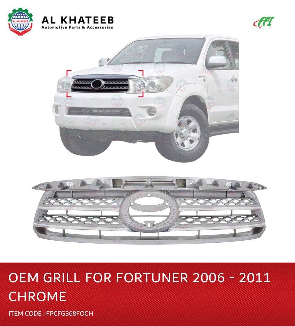 FPI OEM Car Front Grille Chrome Fortuner 2006-2011