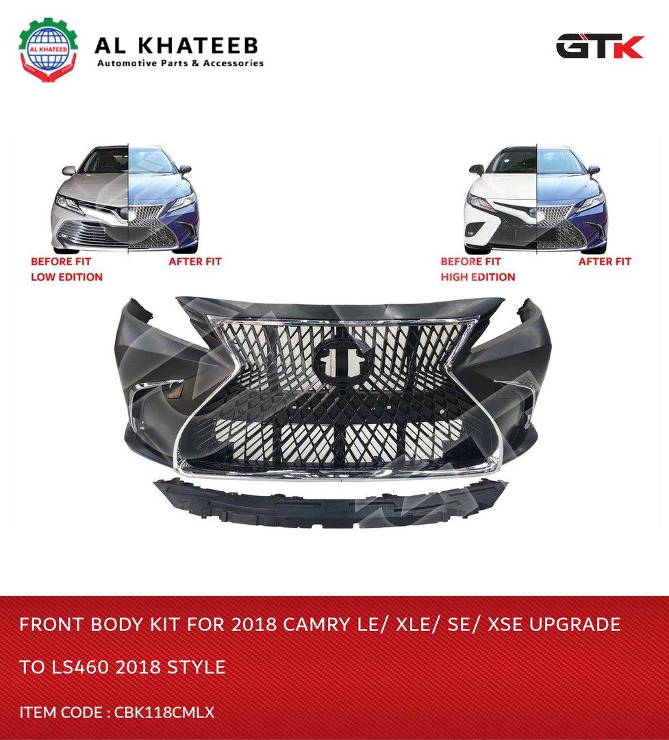 Front Body Kit For 2018 Camry Le/ Xle/ Se/ Xse Upgrade To Ls460 2018 S