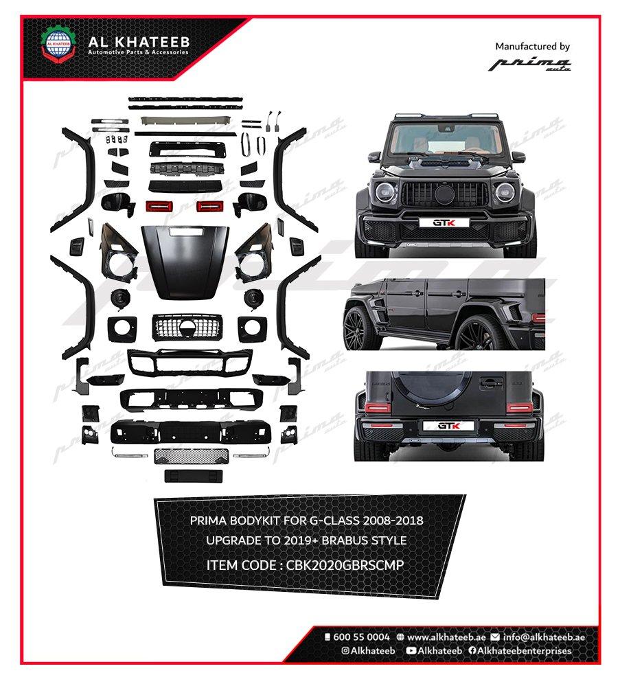 Auto Car Full Body Kit G-Class 2008-2018 Upgrade 2019+ Style