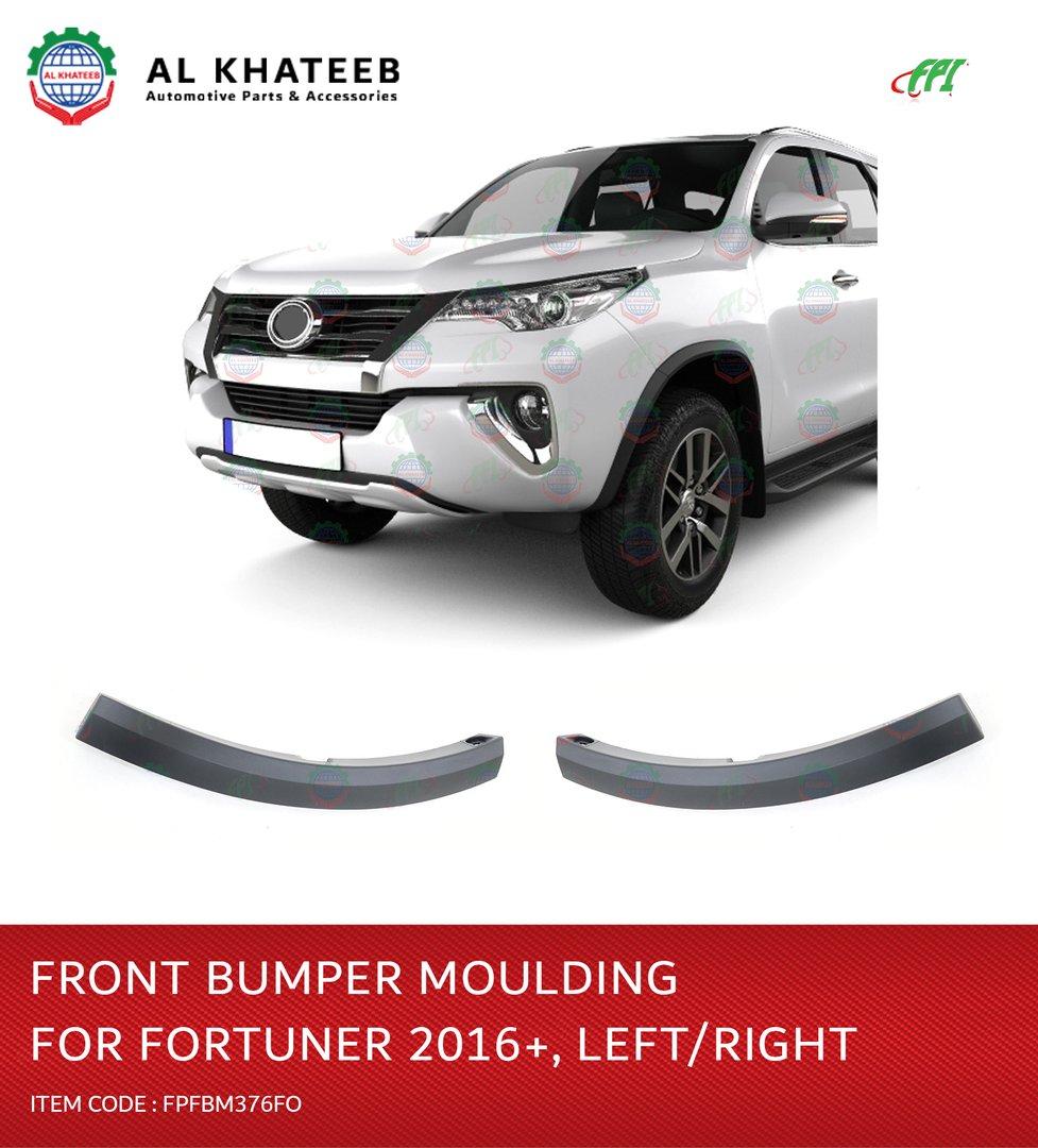 FPI Car Front Bumper Fender Moulding For Fortuner 2016-2019, Right