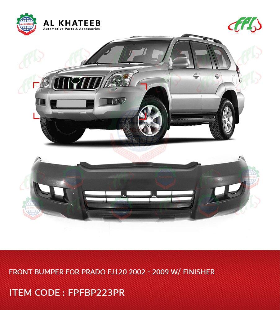 FPI Front Bumper For Prado FJ120 2002-2009 With Finisher