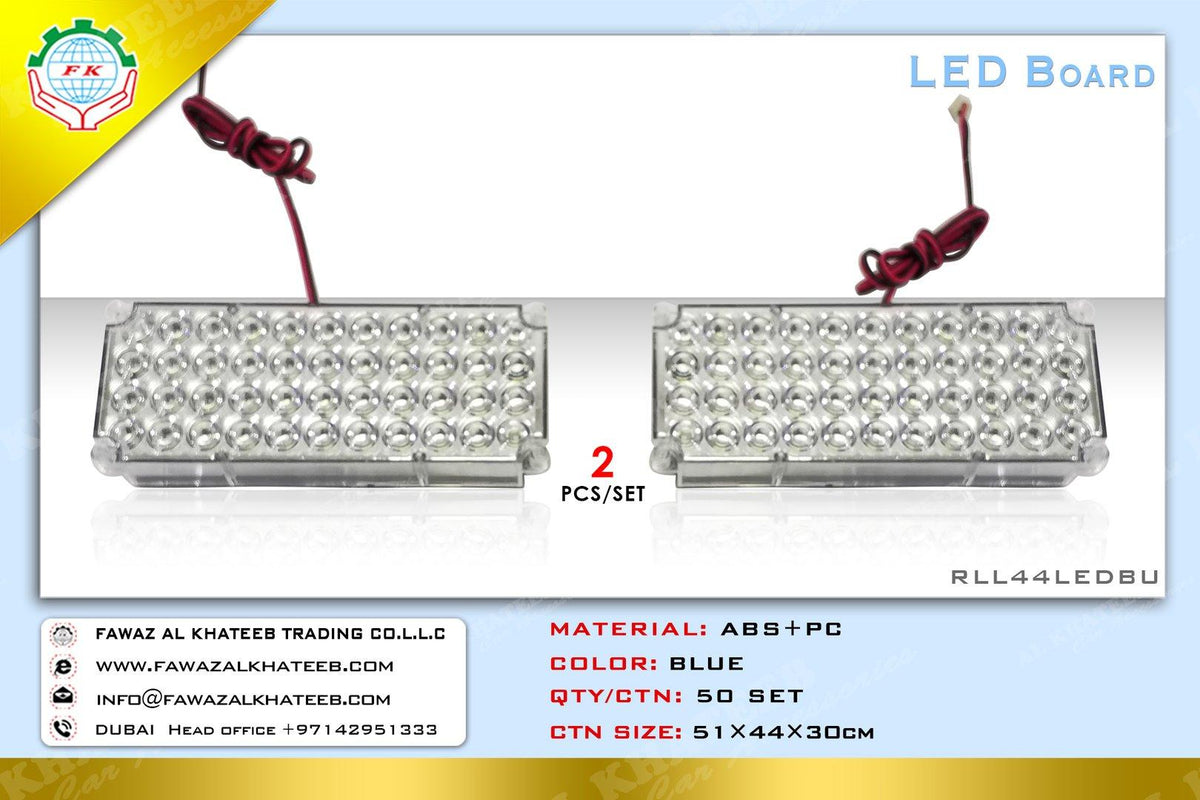 AutoTech Universal Car Led Board For Revolving Light 44 Leds 2Pcs/Set,