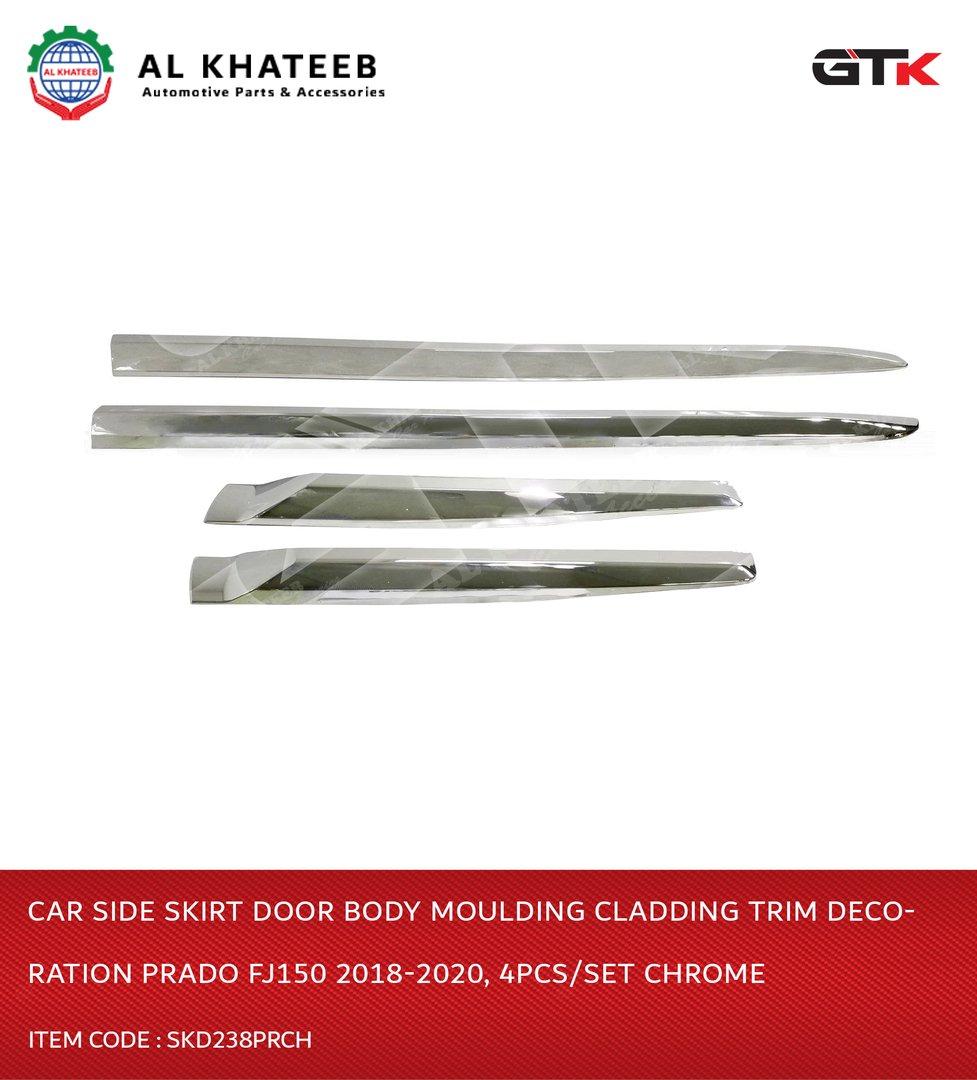 Car Side Skirt Door Body Moulding Cladding Trim Decoration Prado FJ150