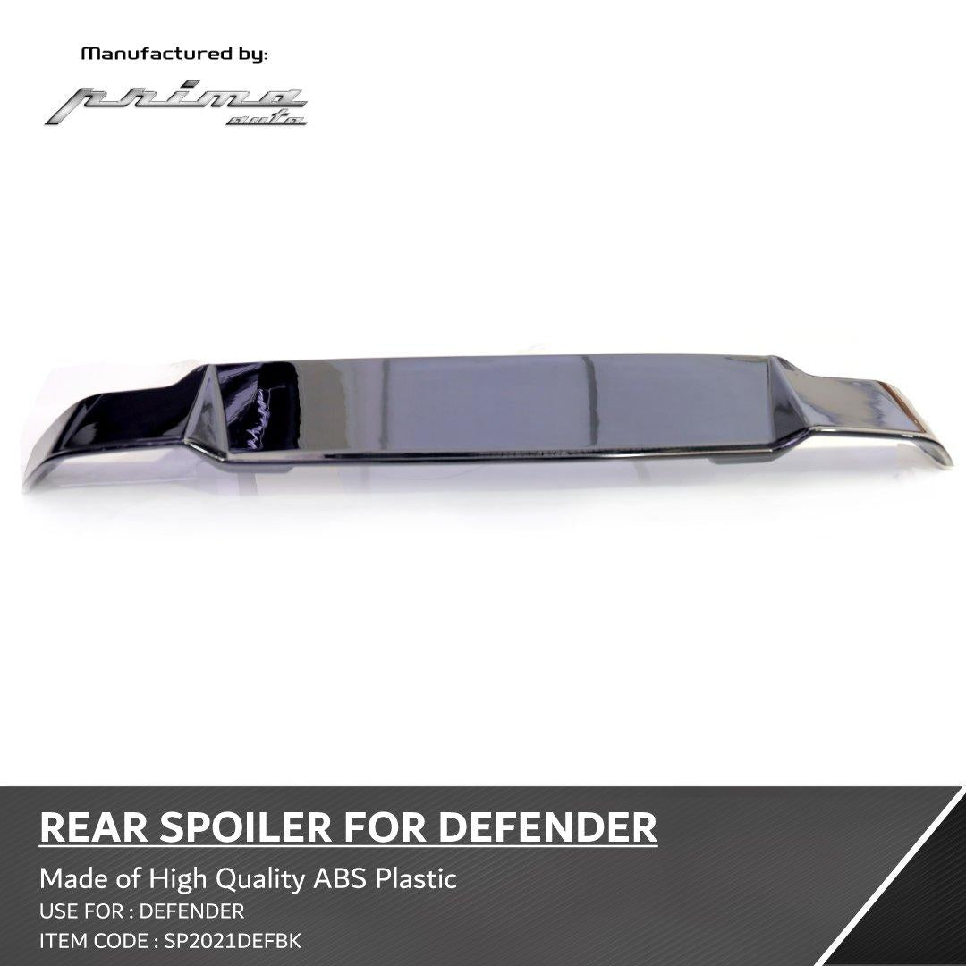 Car Rear Spoiler Roof Trunk Wing Defender 2021+, Black, High Quality O