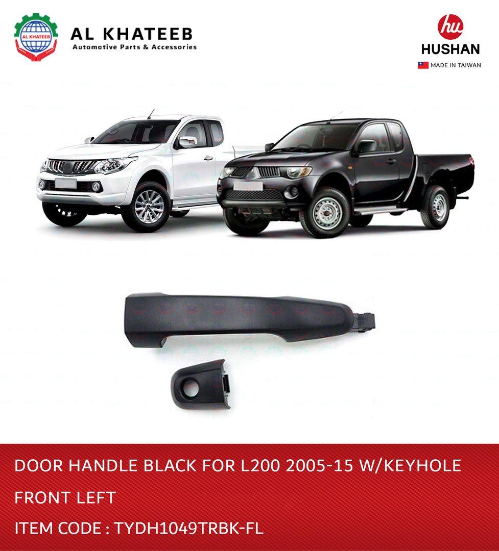 Door Handle Black for L200 2005-2015 W/Keyhole Front Left