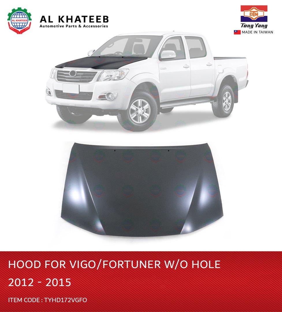 TYG Steel Hood Panel Without Hole For Hilux Vigo And Fortuner 2012-201